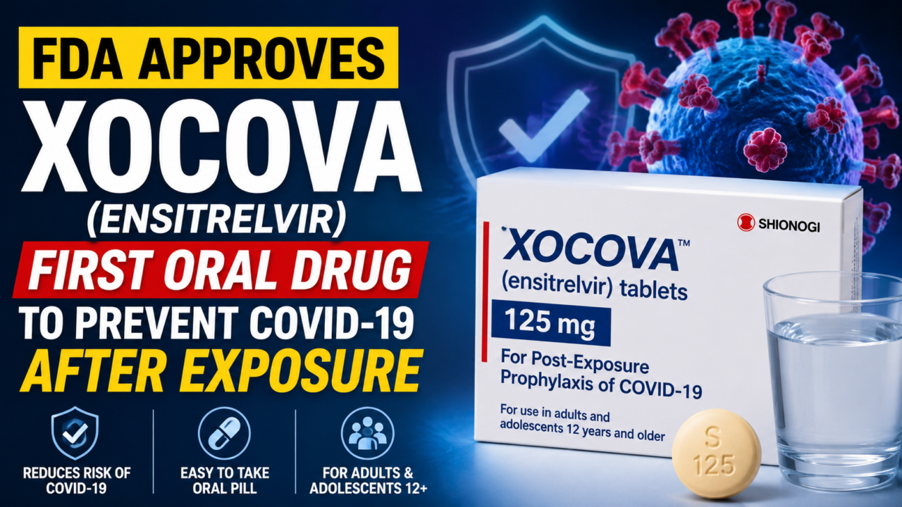 FDA Approves Xocova: The First Oral Drug to Prevent COVID-19 After ...