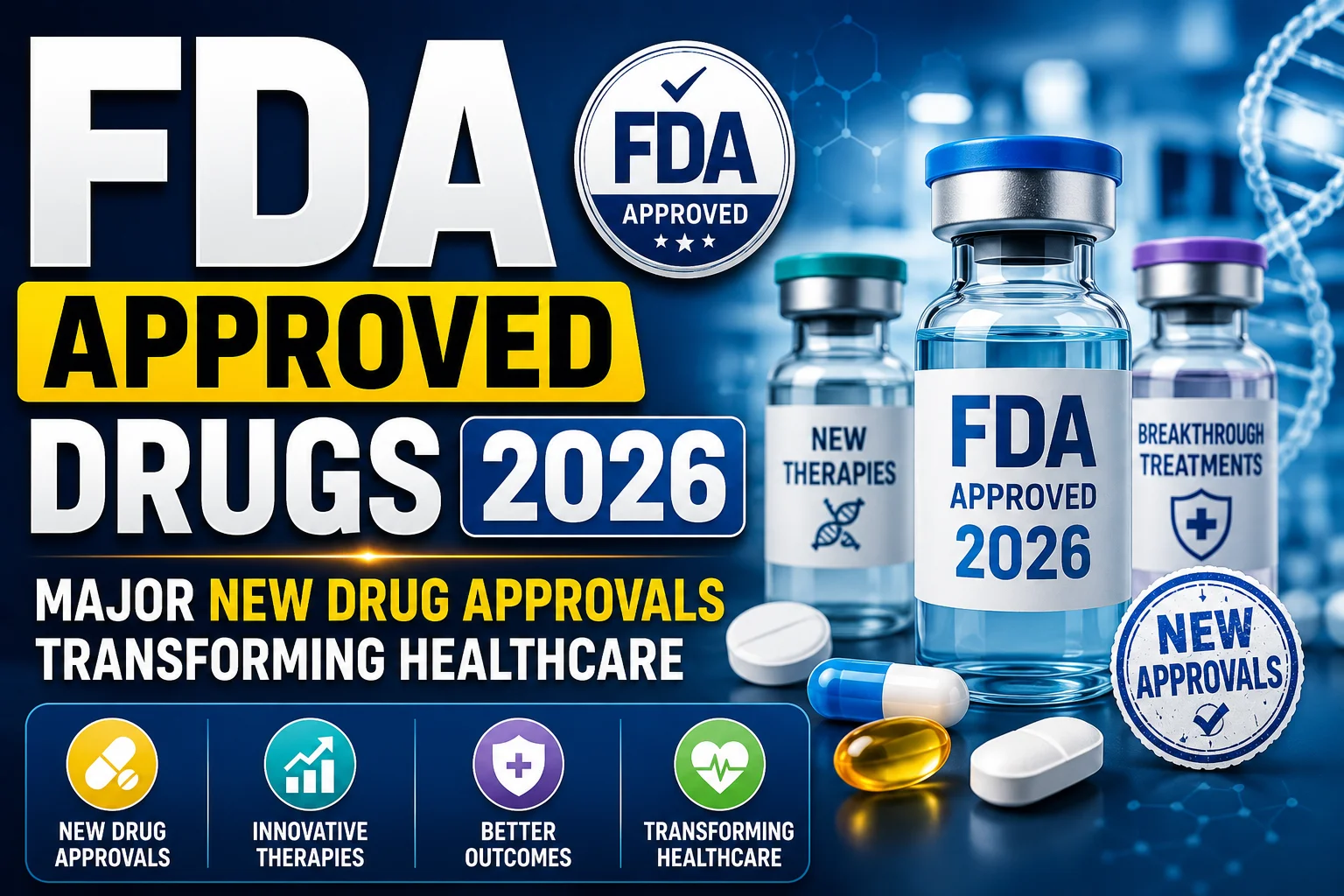 FDA Approved Drugs 2026: Major New Drug Approvals Transforming ...