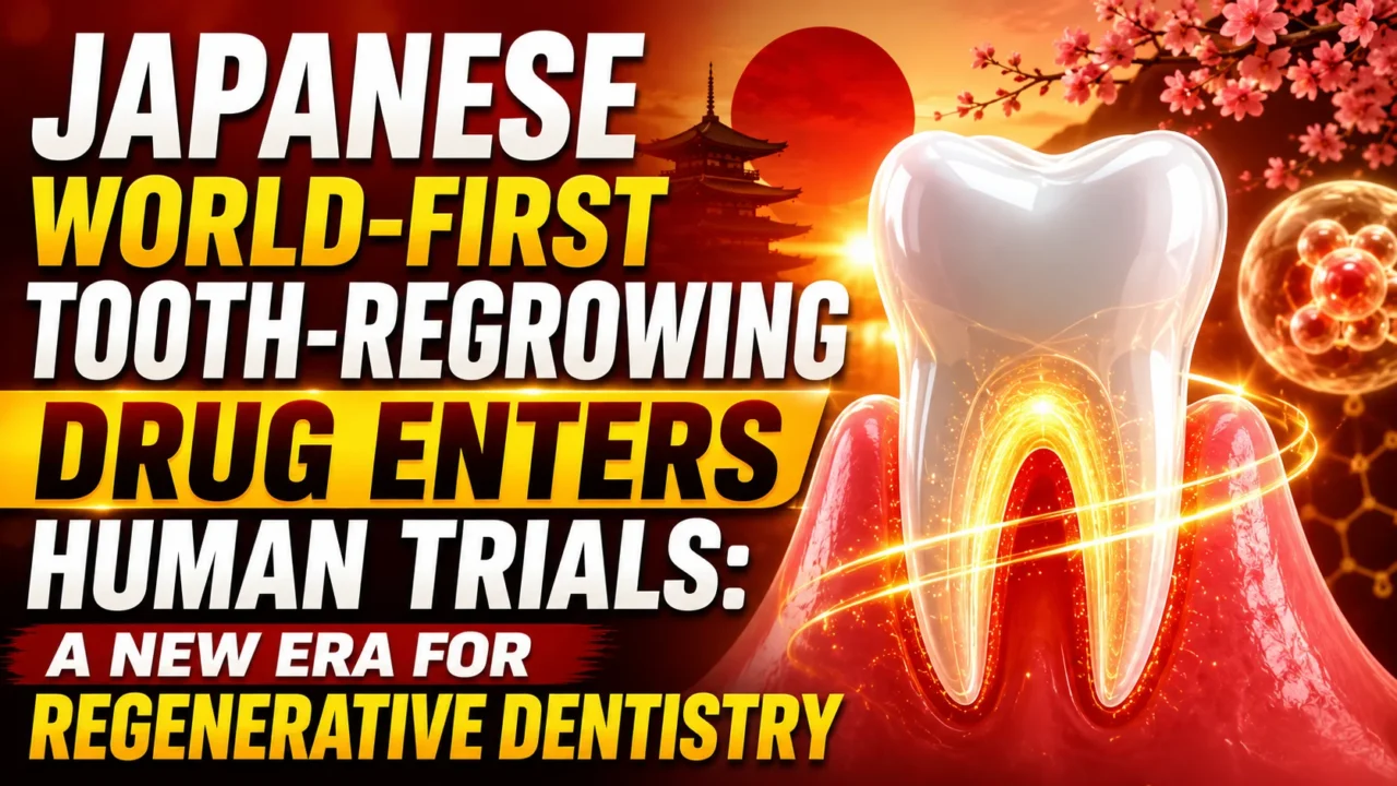 Japanese World-First Tooth-Regrowing Drug Enters Human Trials: A New ...