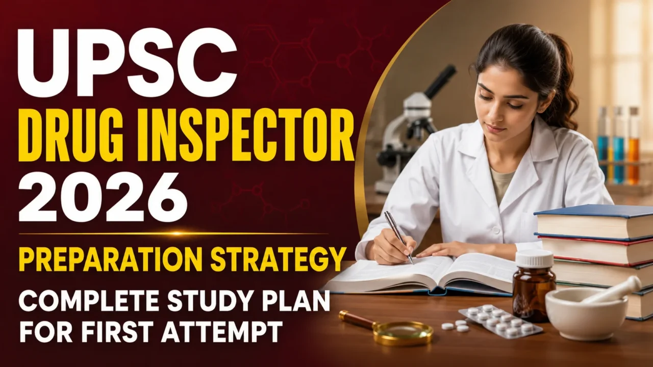 UPSC Drug Inspector DI 2026: Complete Guide – Eligibility, Vacancy ...
